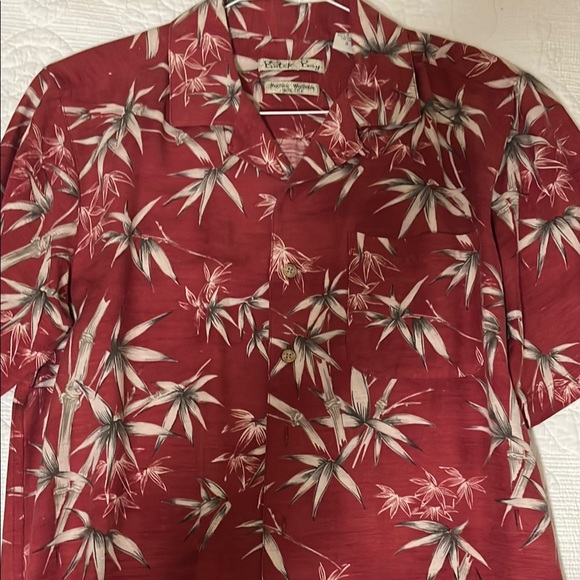 batik bay | Shirts | Batik Bay Silk Mens Red Floral Casual Button Down ...